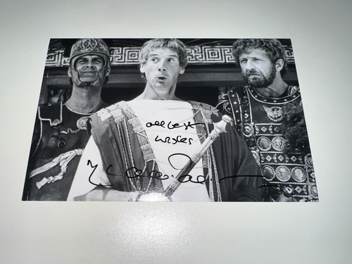 Michael Palin signed Monty Python 4x6 photo Holy Grail A Fish Called ...