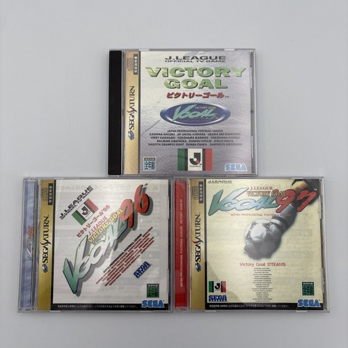 Import Sega Saturn Victory Goal '96 '97 3 game set - Japan Japanese US ...
