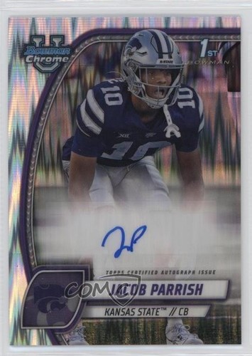 2024 Bowman U Chrome Prospect Stealth Refractor Jacob Parrish #PA-JPA ...