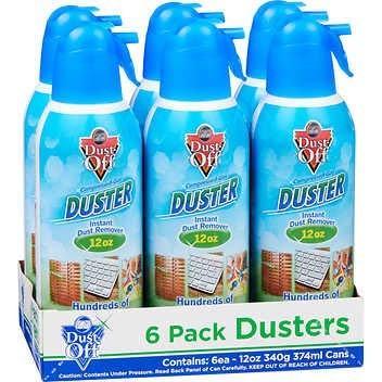 Dust-Off Professional Electronics Compressed Gas Duster, 12 oz, 6 ct | eBay