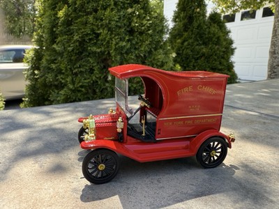 Vintage Ford Model T - Red - New York City Fire Department Truck | eBay