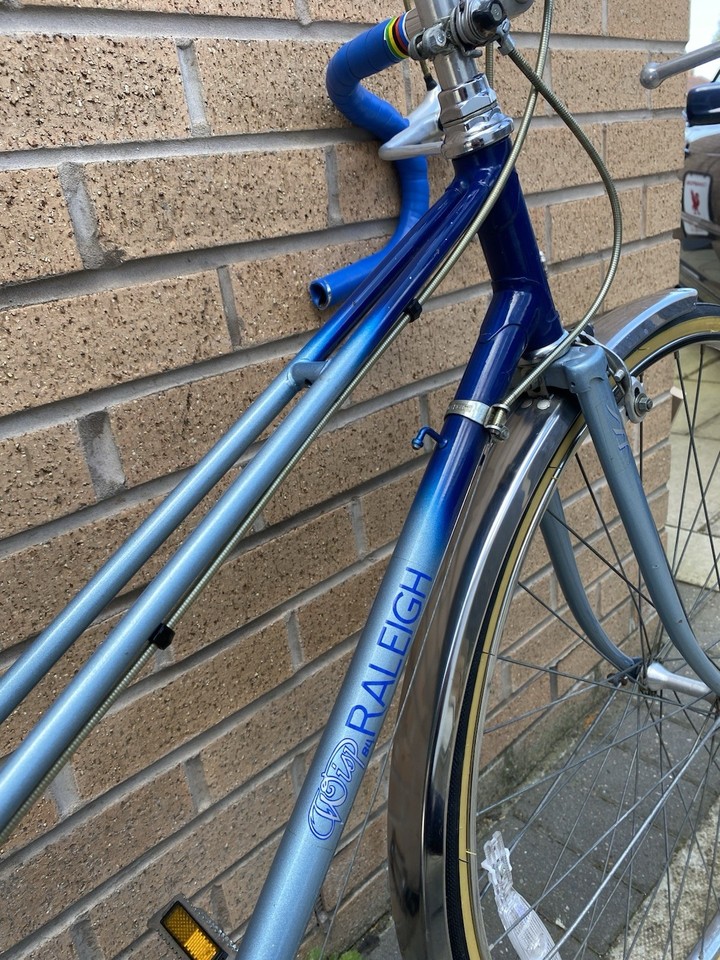 Raleigh Wisp B4 1980’s Vintage Mixte Frame Ladies Bike. 21” Frame 26 ...