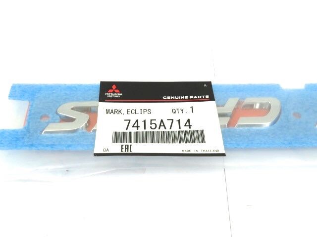 Genuine New MITSUBISHI ECLIPSE CROSS BOOT BADGE Rear Emblem 2017-2020 T ...