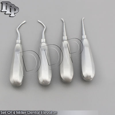 SET OF 4 MILLER DENTAL ROOT EXTRACTING POTTS EAST WEST RIGHT LEFT ...