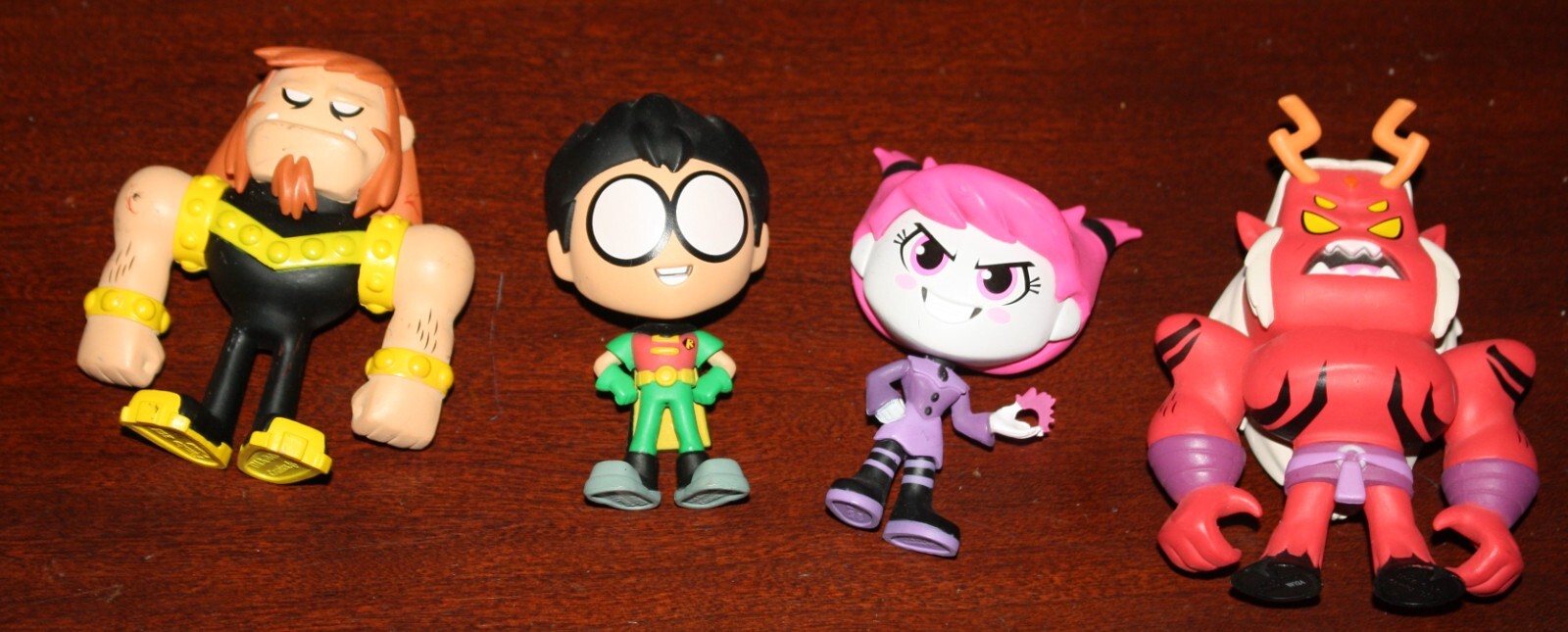 SET LOT TEEN TITANS GO FUNKO MYSTERY MINI FIGURE JINX MAMMOTH ROBIN ...