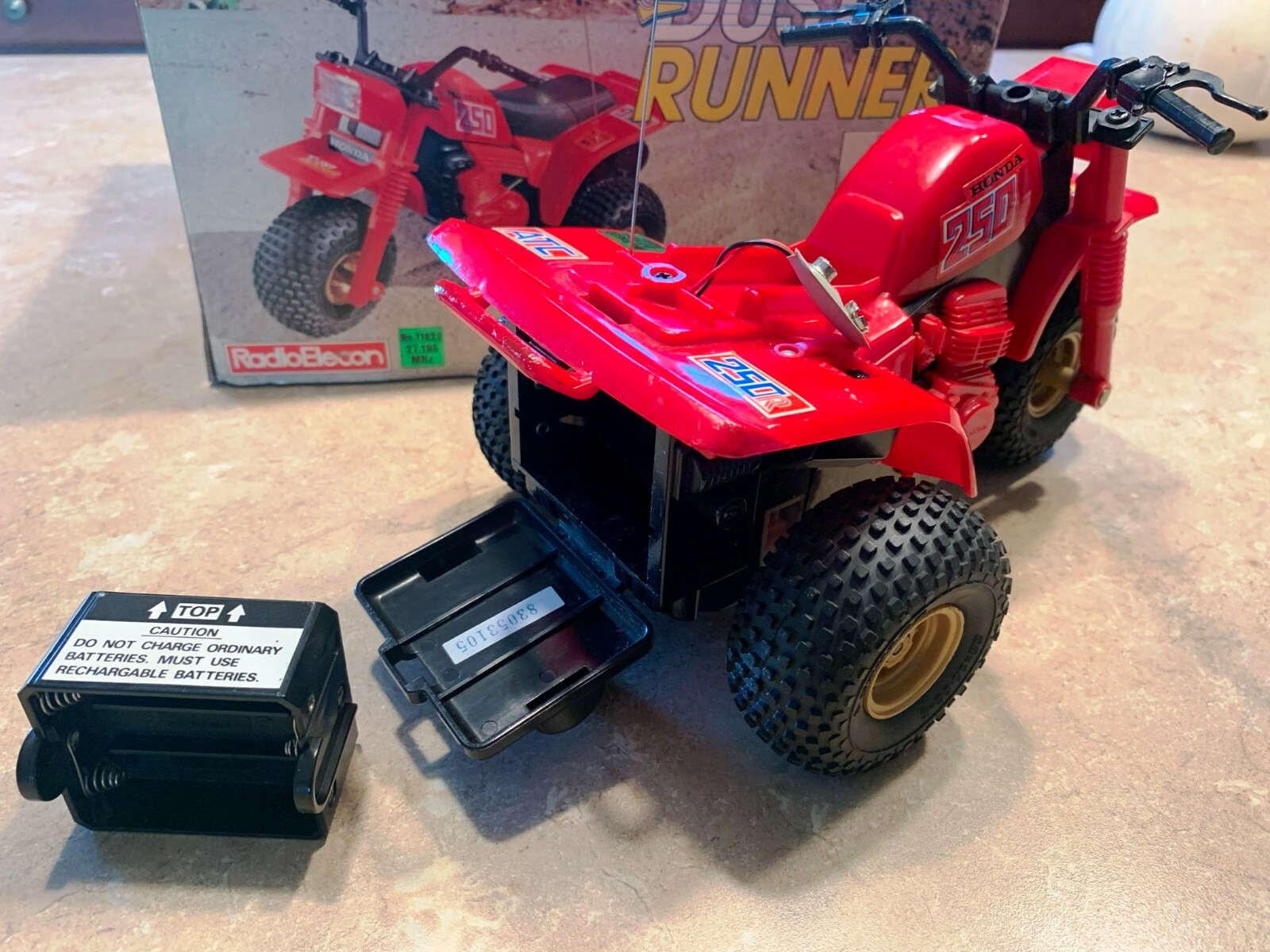 SHINSEI HONDA DUST RUNNER 250R REMOTE CONTROL THREE WHEELER RADIO ...