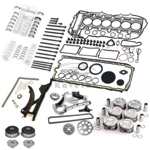 N55B30 3.0L Engine Overhaul Rebuild Kit & Timing Chain Camshaft VVT ...