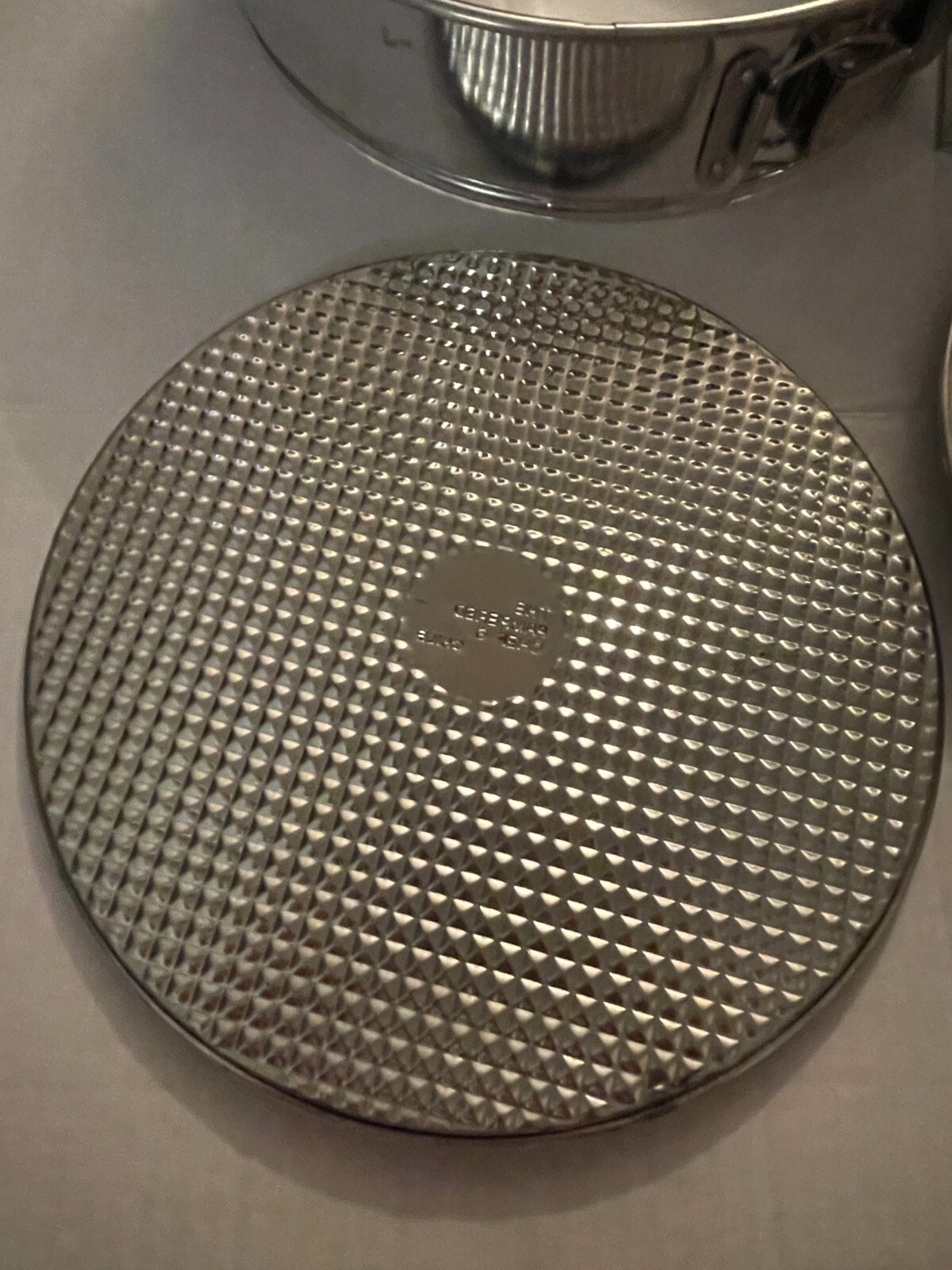 Pampered Chef Springform Pan Set Bunt Cake Heart Insert #1540 9" 1994 ...