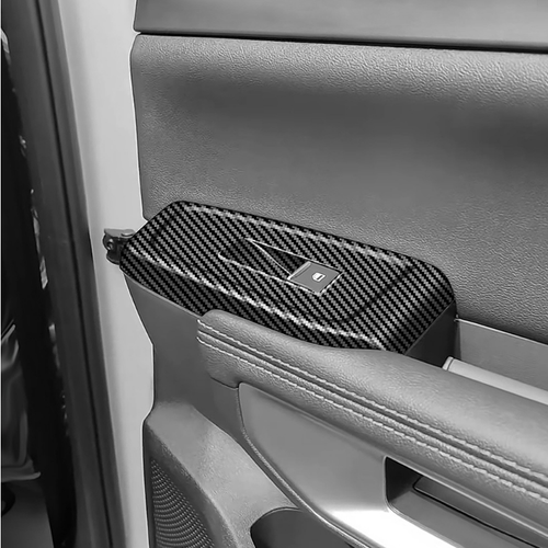 Carbon Fiber Inner Window Switch Panel Cover Trim For Ford Ranger 2023 ...