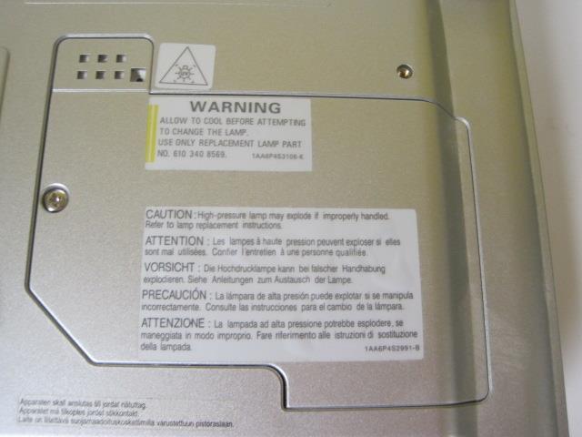 Promethean LCD Projector Silver Model PRM-20A no lamp With Remote Used ...