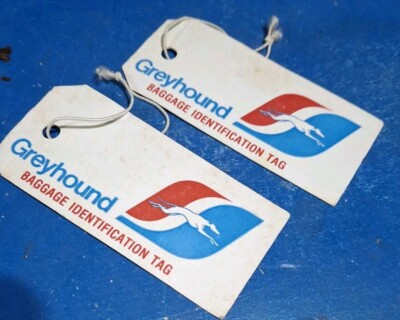 Vtg Two Greyhound Bus Baggage Claim Tickets | eBay