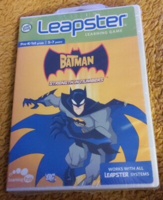 NEW LeapFrog Leapster - Batman Strength in Numbers Learning Game(Math ...