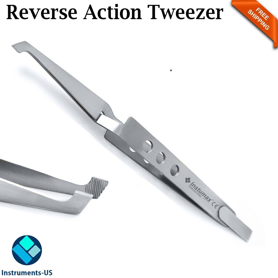 10Pcs Orthodontic Reverse Action Tweezers Set Dental Bracket Holding ...