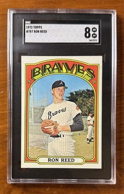 1972 Topps Baseball RON REED #787 SGC 8 Mets 7th Series | eBay