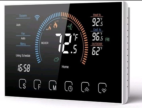 Smart Thermostat for Home, WiFi Programmable Digital Black-4 | eBay
