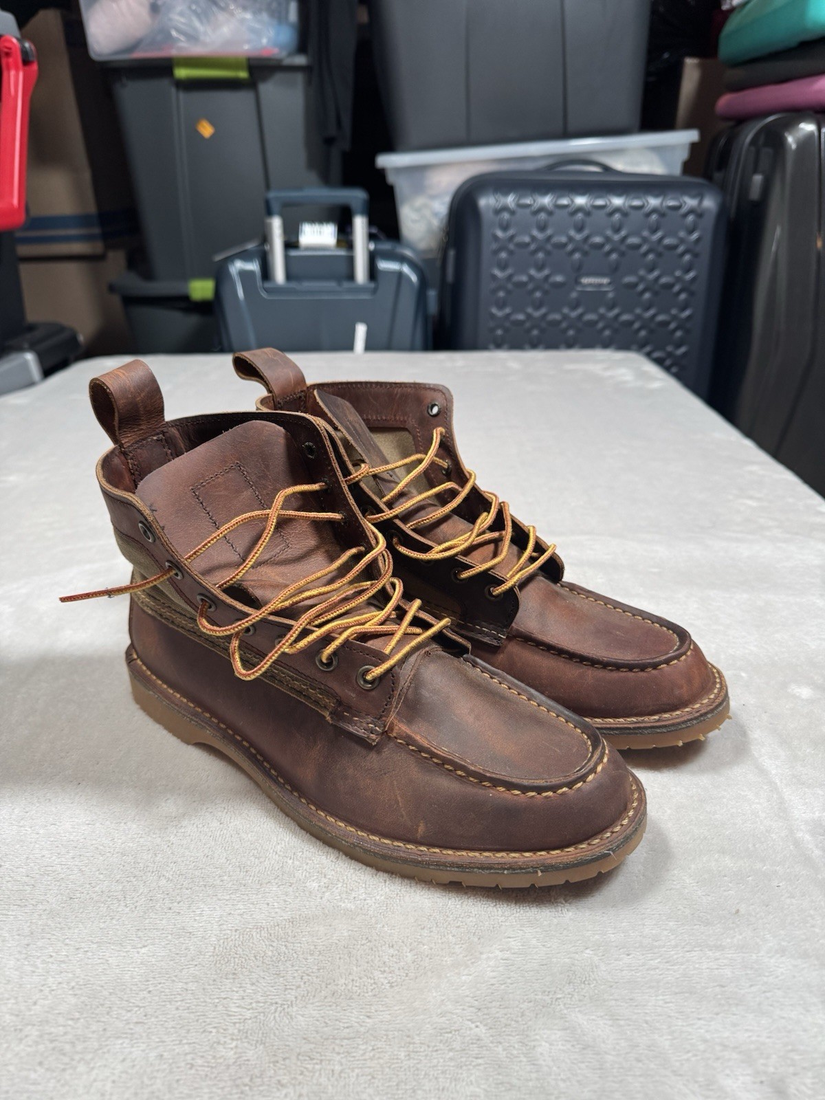 Red Wing Heritage Wacouta Canvas Moc (Copper) Men's 7… - Gem