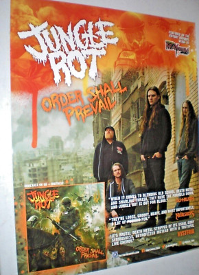 Poster - JUNGLE ROT order shall prevail / the band death metal | eBay