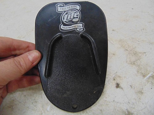 Black Miller Lite "Free to Ride" Kickstand Coaster | eBay