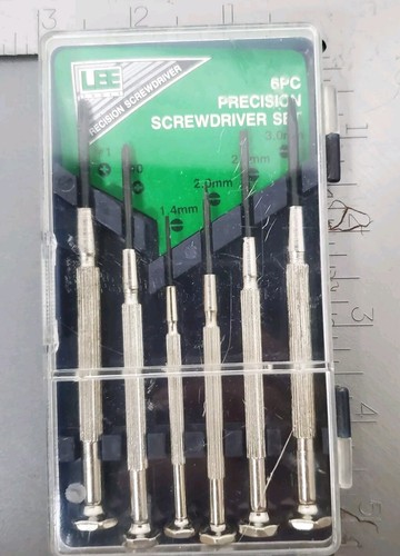 LEE TOOLS 6 PC JEWELER'S PRECISION SCREWDRIVER SET | eBay
