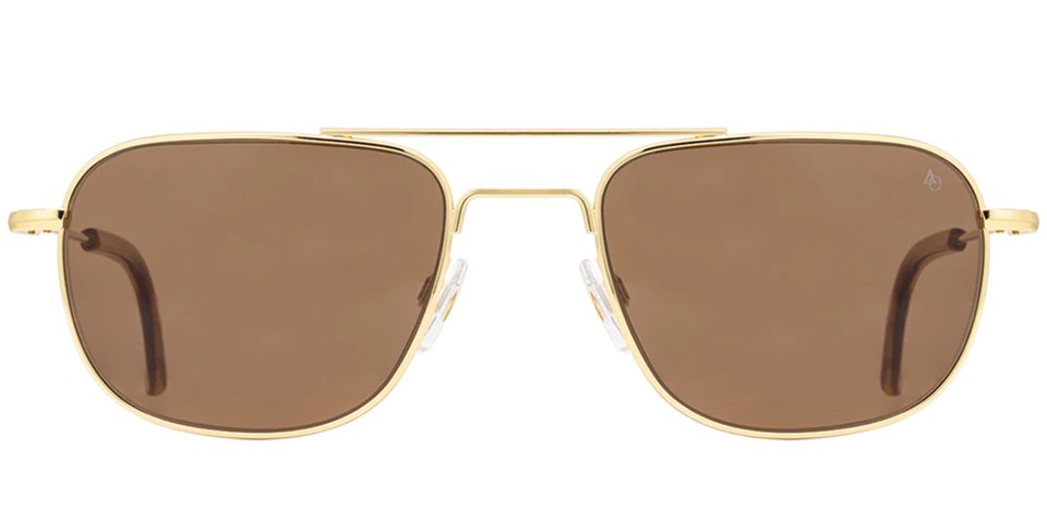 American Optical Checkmate Polarized Men's Aviator Sunglasses - Made In ...