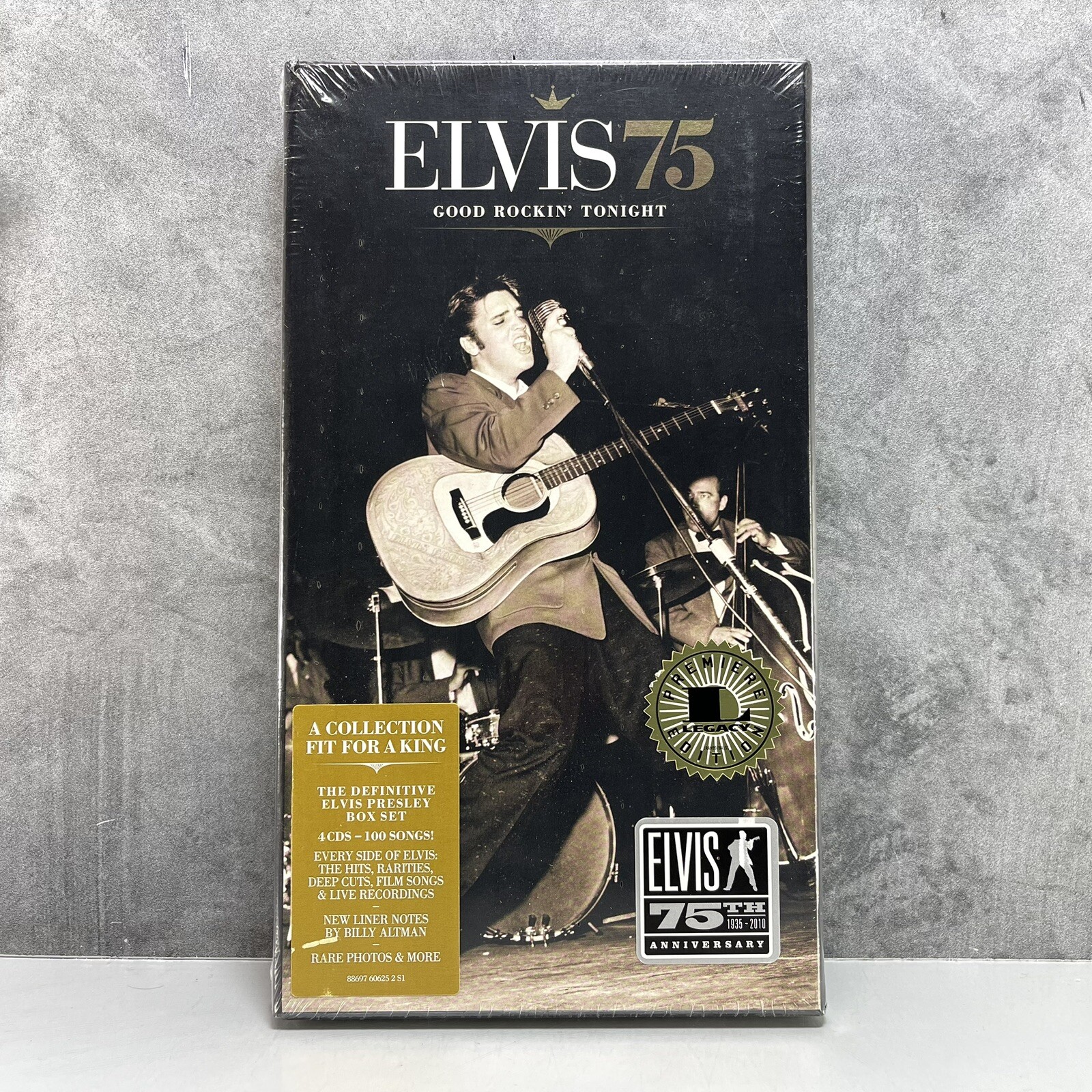Elvis 75 - Good Rockin' Tonight (CD, 2009, 4-Disc Set) Longbox 75 Years ...