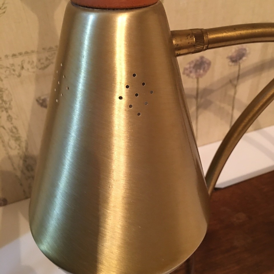 Vintage MCM Double Atomic Bullet Table Lamp | eBay