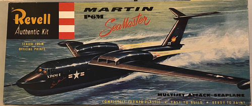 Revell Martin P6M Seamaster Vintage model kit, multijet attack seaplane ...
