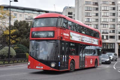 LT110 LTZ 1110 METROLINE NEW ROUTEMASTER 30TH DEC 2017 6x4 London Bus ...