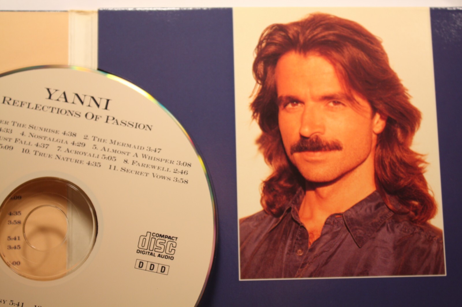 YANNI "REFLECTIONS OF PASSION" (CD 1990 Private Music) New Age VG Cond ...