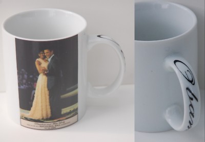 Obama & First Lady Michelle " Inauguration Dance - MUG w/Signature ...