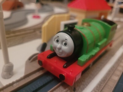 Thomas Track Trackmaster Percy 2011 Mattel (CUSTOM WHEELS AND BUFFERS ...