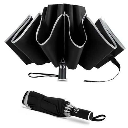 Inverted Umbrella, Durable Windproof Travel Umbrella, Compact Small ...