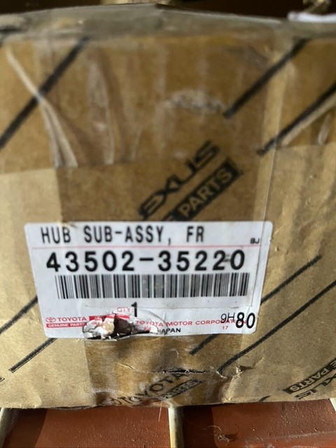 Genuine Toyota 4runner Brake Hub ASSY 43502-35220 for sale online | eBay