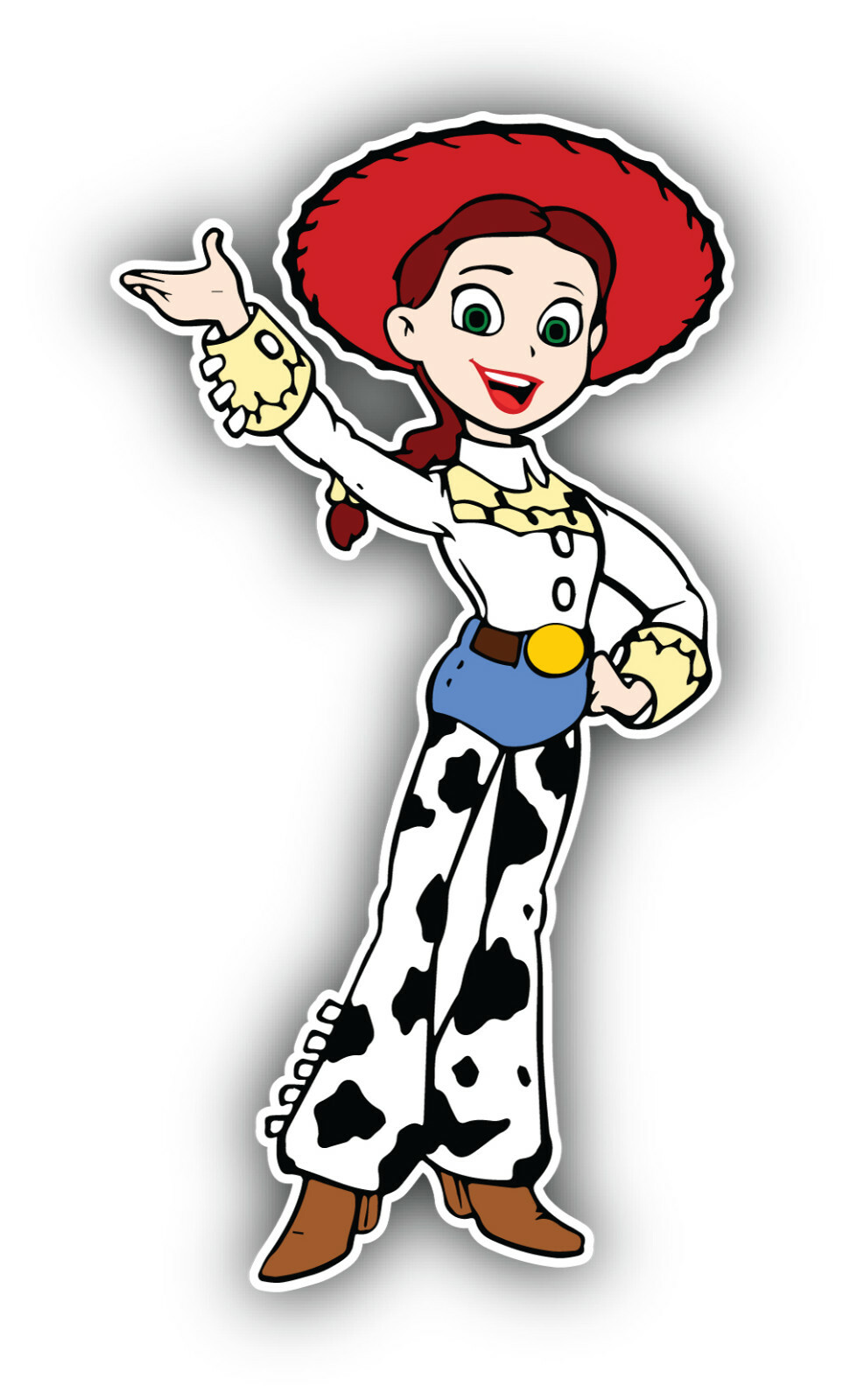 Toy Story Cartoon Jessie Sticker Bumper Decal - ''SIZES'' | eBay
