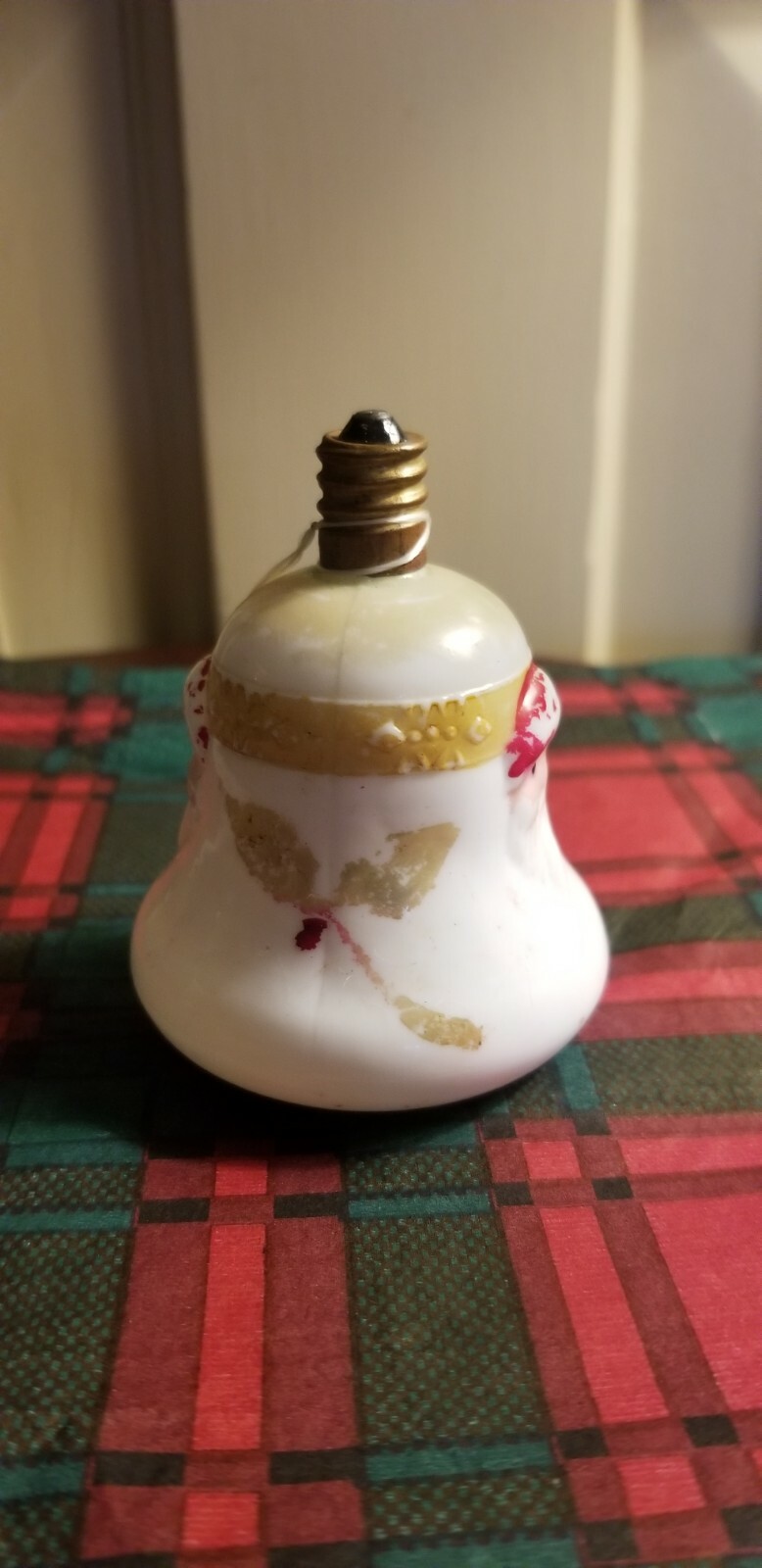 ANTIQUE VICTORIAN MILK GLASS SANTA CHRISTMAS BELL LIGHT BULB | eBay