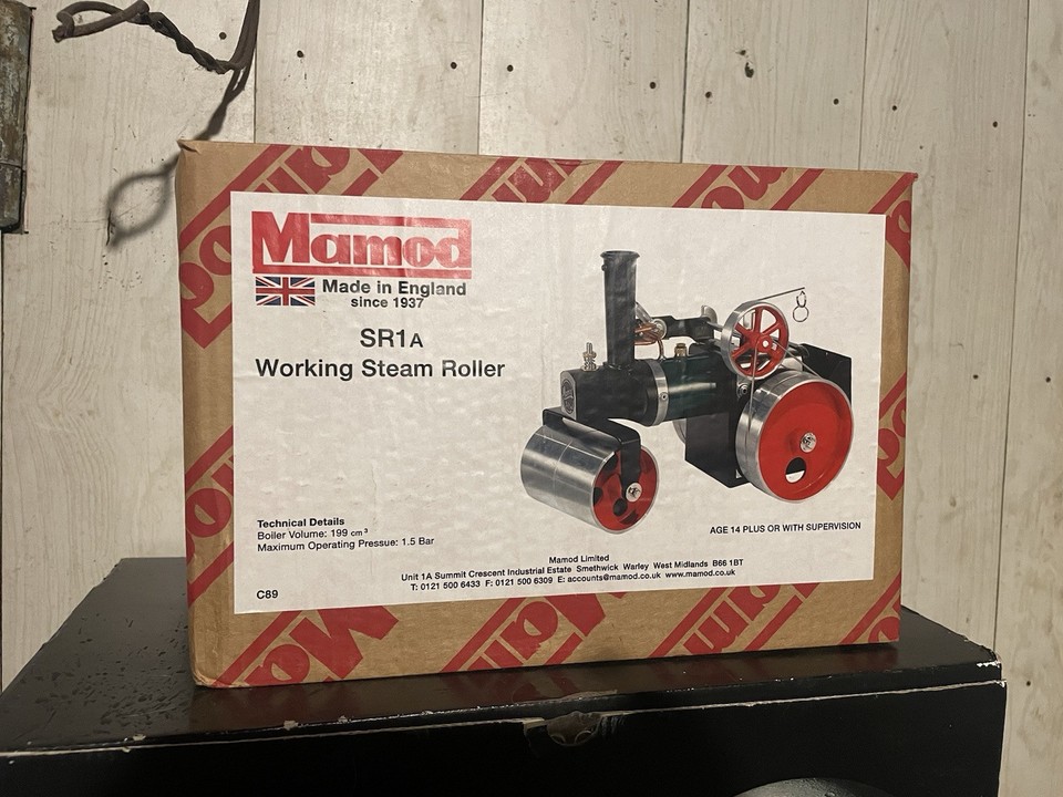 Vintage Mamod Steam Roller SR 1a With Box, Instructions & Extras | eBay