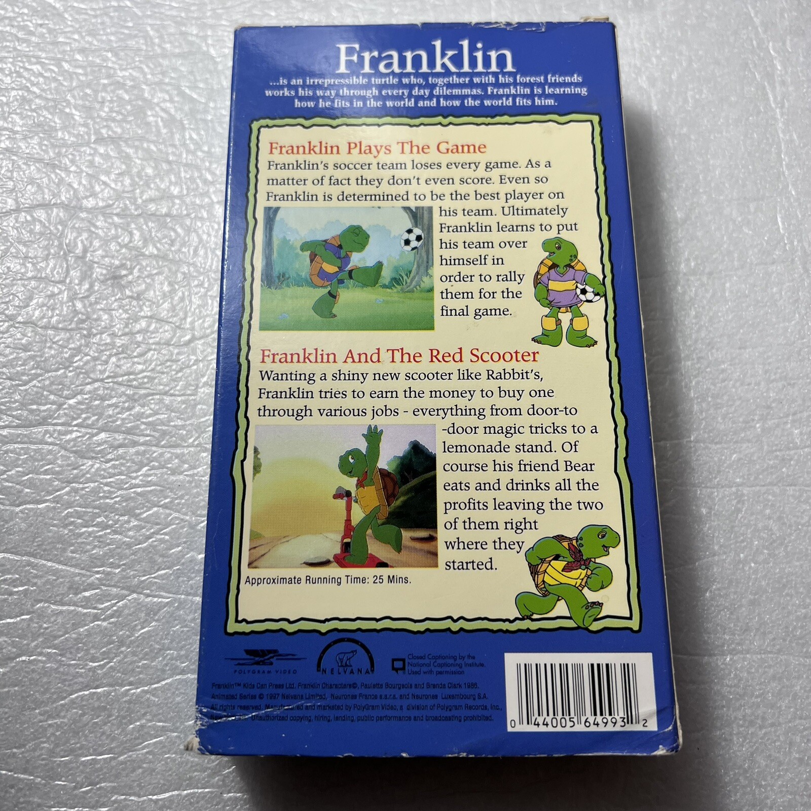 Franklin Plays The Game VHS 1986 Rare 44005649932| eBay