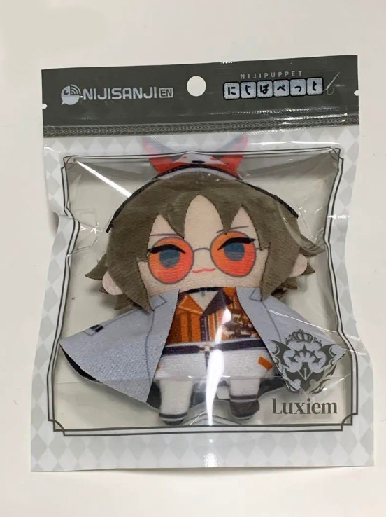 Nijisanji nijipuppet nijinui plush doll mascot keychain Luxiem Mysta ...