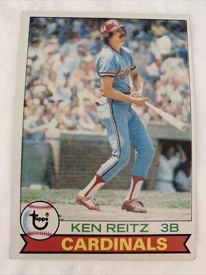 1979 Topps Baseball Card #587 Ken Reitz St. Louis Cardinals NM Free ...