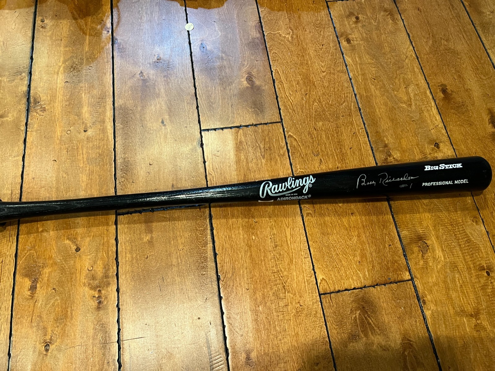 BOBBY RICHARDSON #1 SIGNED RAWLINGS BASEBALL BAT SILVER 34" NEW YORK ...