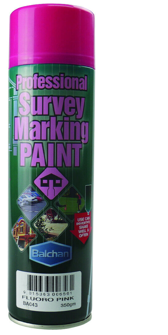 350g Fluoro Pink Balchan Professional Survey Marking Paint | eBay