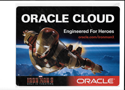 Oracle Cloud Iron Man 3 Theater Marvel Paramount Disney Collectible 10 ...
