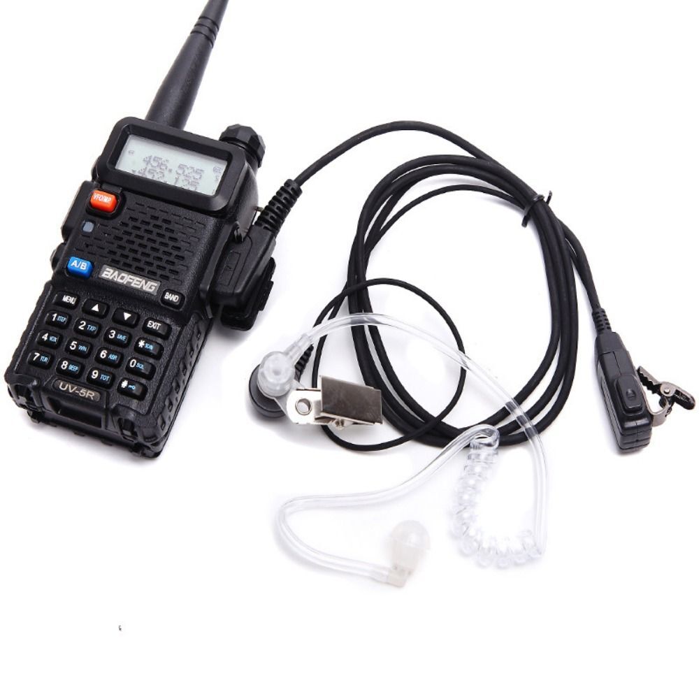 Air Tube Security In-Ear Earpiece Walkie Talkie Earpiece Headset Mic ...