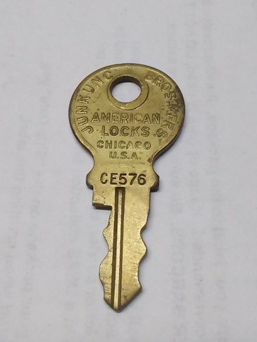 American Lock Key # CE 576 CE576 original for Coin Operated Vending ...