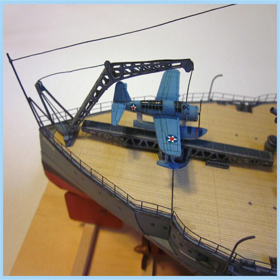 1/250 Diecast US NAVY USS Arizona BB-39 Battleship Paper Model Ship ...