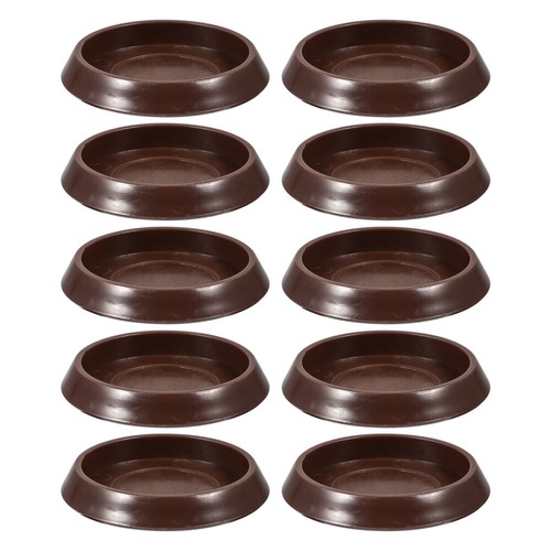 10 Pcs Anti-slip Fixed Castor Cup Feet Covers for Casters Chair Wheel ...