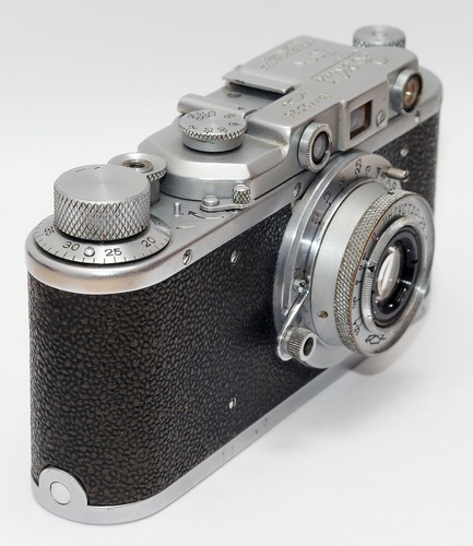 ZORKI 1 USSR Soviet RF M39 Film Camera INDUSTAR-22 50mm f/3.5 LENS RARE ...