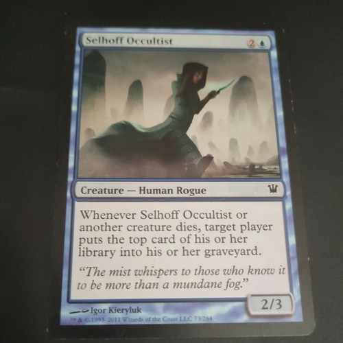 Magic The Gathering 🏆SELHOFF OCCULTIST - Creature - Human Rogue🏆MTG ...