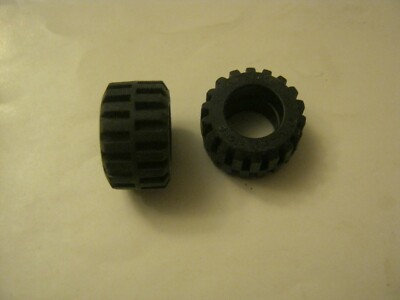 Lego Lot Of 2 Rubber Tires # 87697, 13/16 x 7/16. 7/16 hole (028-38) | eBay
