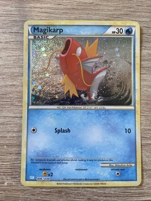(POKEMON) Magikarp 006/034 Holo Art Official Pokémon Card | eBay Australia
